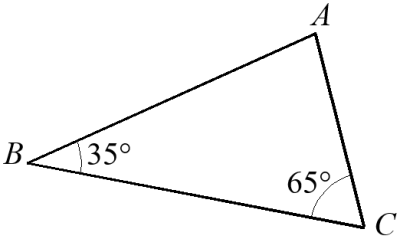 Angles d'un triangle