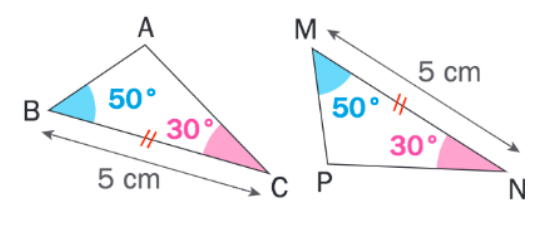 Des triangles égaux et des triangles semblables