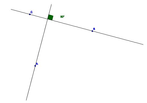 Tracer une perpendiculaire